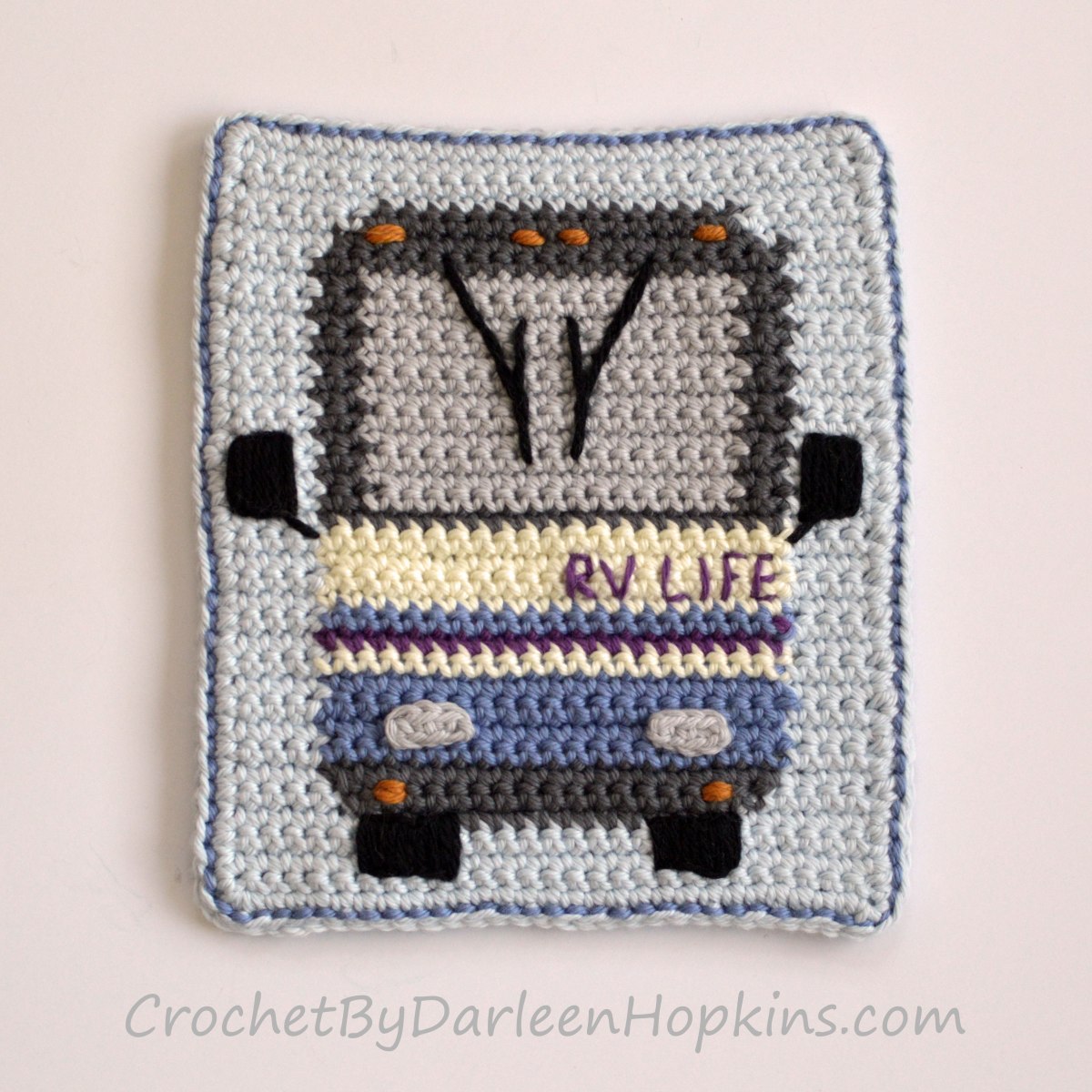 New Pattern Alert! RV Motorhome Hot Pad | Crochet By Darleen Hopkins